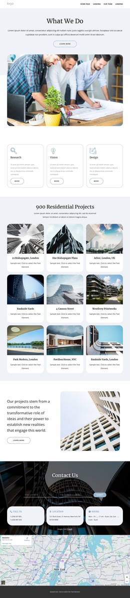 960 Architecture & Building HTML5 Templates