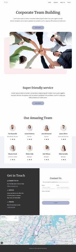120 Team Page Website Templates | Nicepage