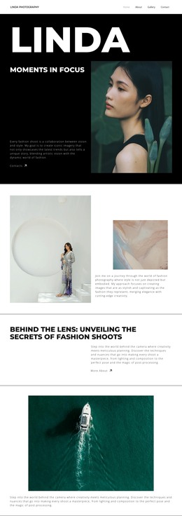 Timeless Captures - Website Template by Nicepage