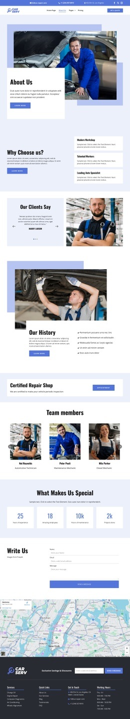 Client Web Page Designs | Nicepage