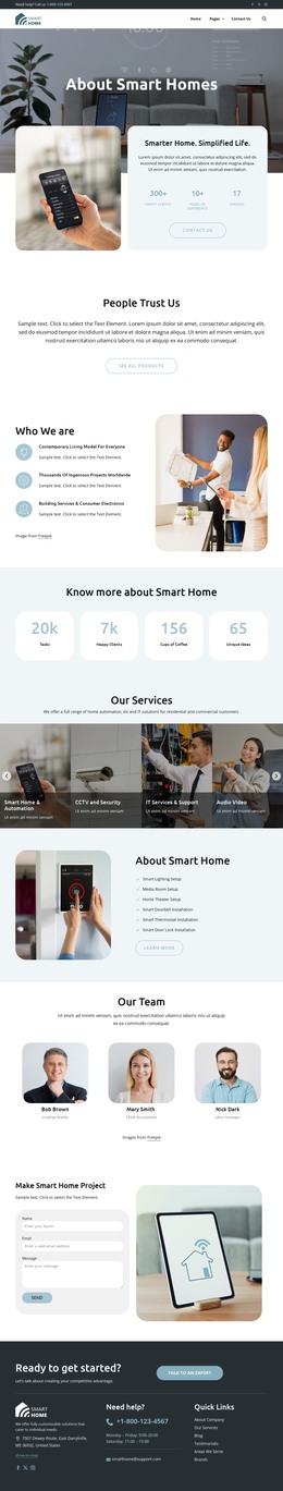 520 Technology HTML Templates | Nicepage
