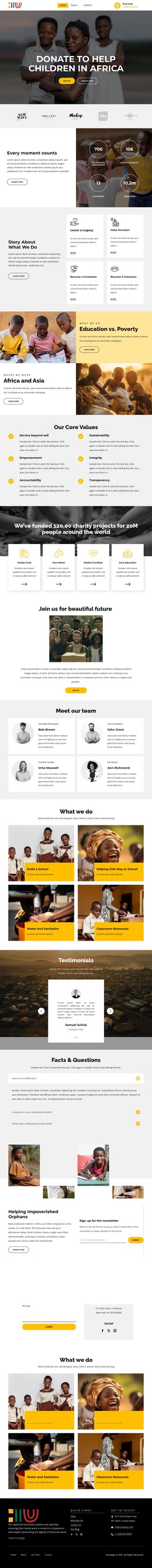 Quiz HTML Templates | Nicepage