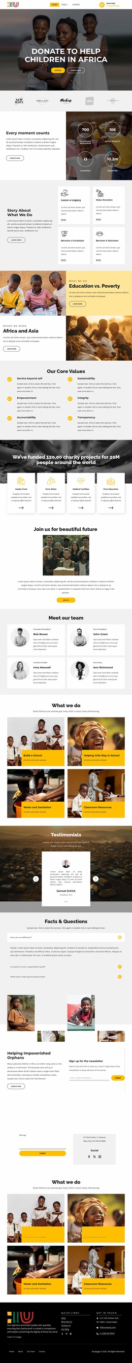 Library Website Templates | Nicepage