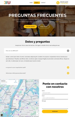 Datos y preguntas psge Plantilla HTML