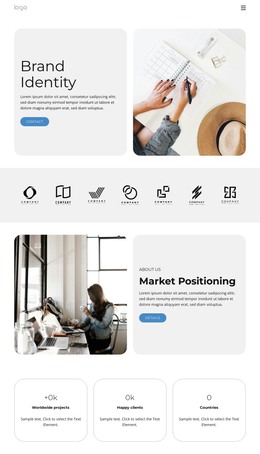 Market Positioning - Website Template by Nicepage