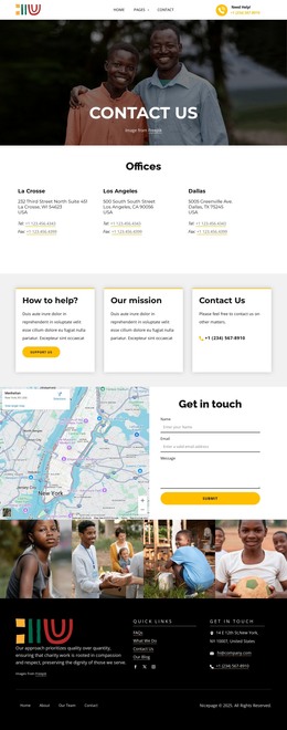 Primary school - HTML Template by Nicepage