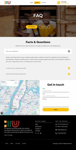 Our core values in list - Website Mockup by Nicepage