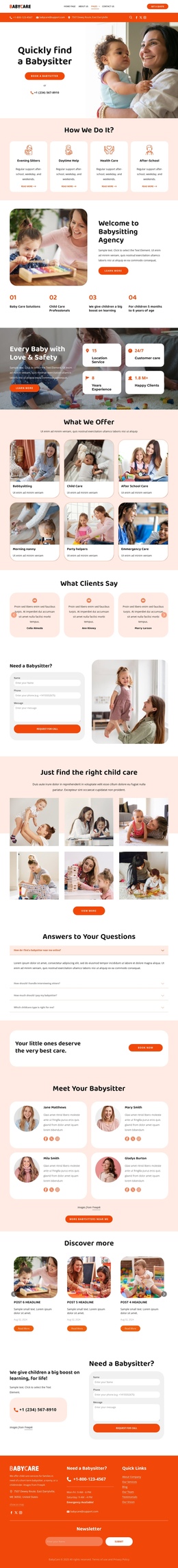 160 Education One Page Templates | Nicepage