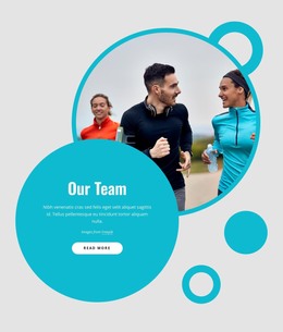 Running club team - Template by Nicepage