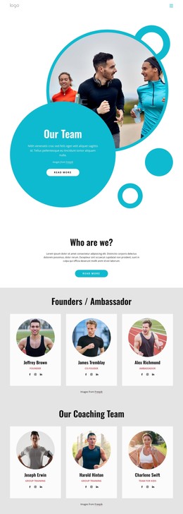 Experienced running coaches - CSS Template by Nicepage