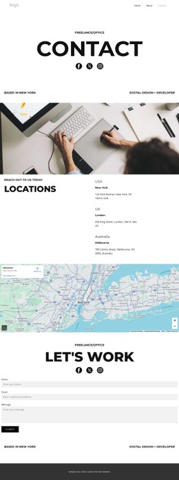Amazing portfolio - CSS Template by Nicepage