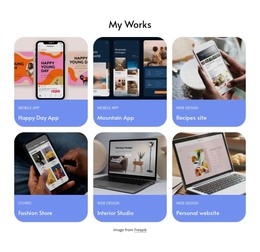 My portfolio - Website Template by Nicepage