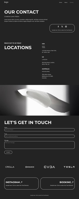 Personal page with portfolio - Template by Nicepage