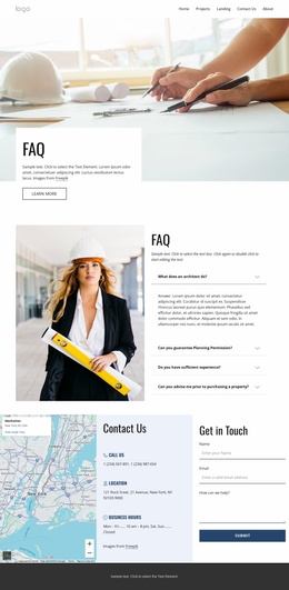 960 Architecture & Building Website Templates | Nicepage
