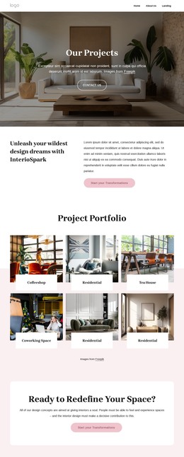 Soul nourishing spaces - Website Template by Nicepage