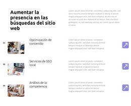Optimizar para obtener mejores clasificaciones - Plantilla HTML5 por Nicepage