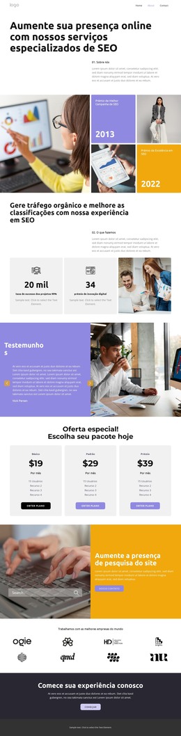 15,000+ modelos de site | Modelos de site grátis