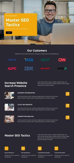 Unlock SEO Potential - Template by Nicepage