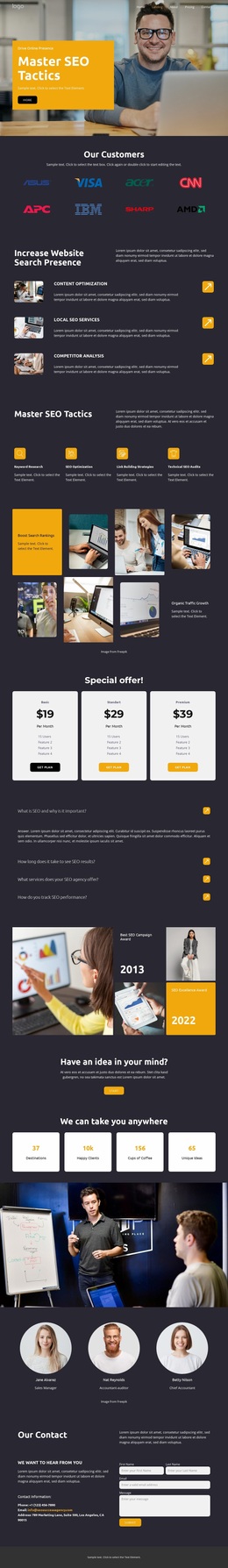 Mastering Search - Website Design by Nicepage