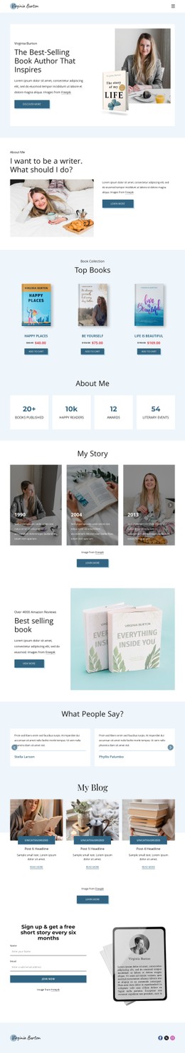 Amazing portfolio - CSS Template by Nicepage