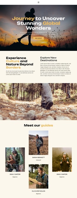 Navigation Assistance - HTML Template by Nicepage