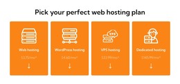 Web hosting plan - Website Template by Nicepage