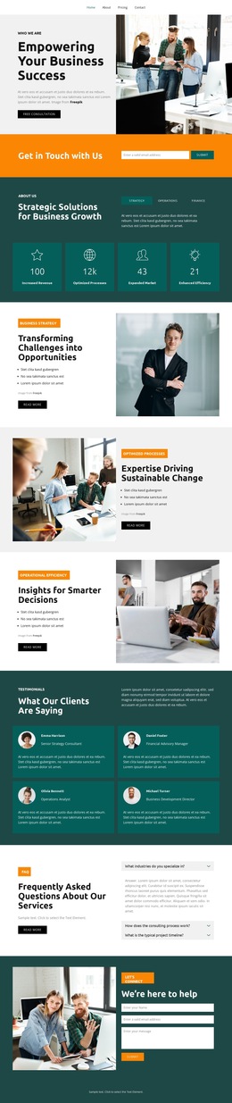 Enhanced Efficiency - HTML5 Template by Nicepage