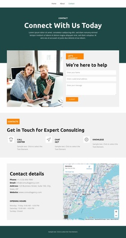 Operations Analytic - Website Builder Templates by Nicepage