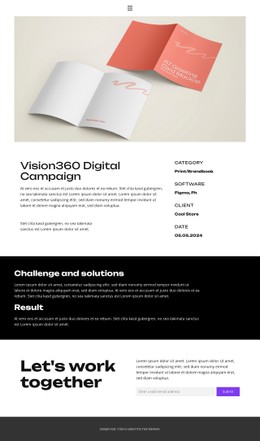 Amazing portfolio - CSS Template by Nicepage
