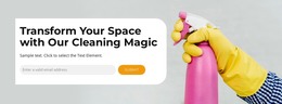 Deep Cleaning - CSS Template by Nicepage