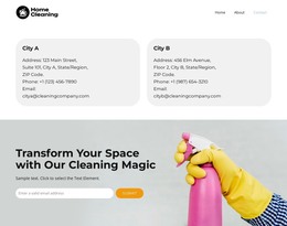 Fresh Start Cleaners - Template by Nicepage