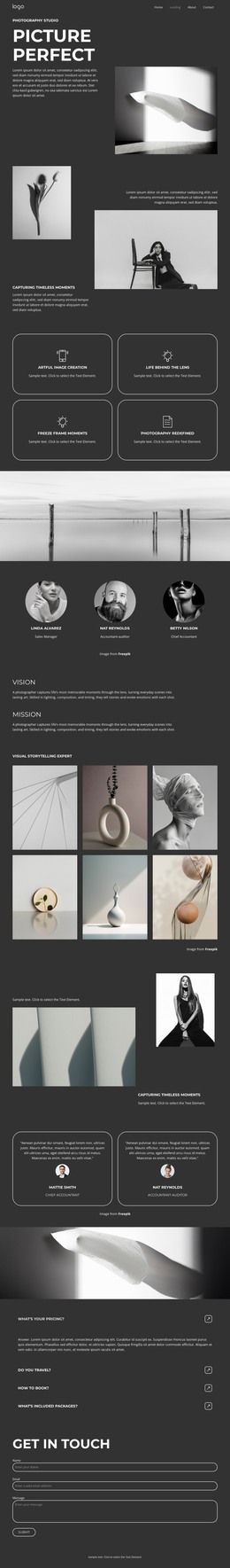 Iconic ideas of art - HTML Template by Nicepage