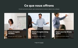 Apprenez des langues avec nous Modèle HTML