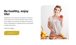 Eating a healthy, balanced diet - CSS Template by Nicepage