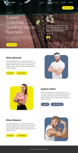 900 Sports HTML Templates | Nicepage