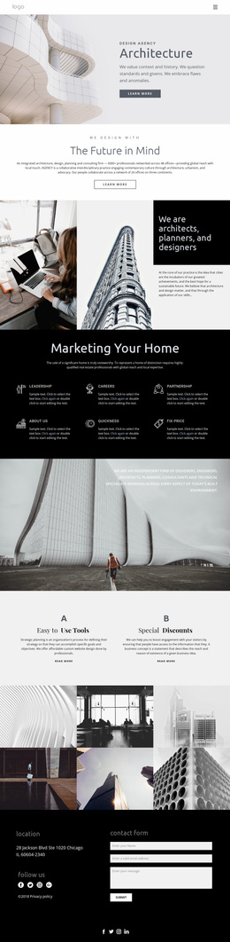 960 Architecture & Building Website Designs