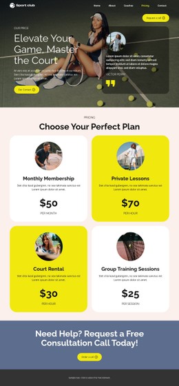 940 Sports CSS Templates | Nicepage