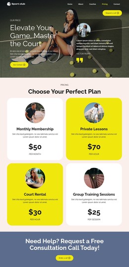 Elevate Your Game - Template by Nicepage