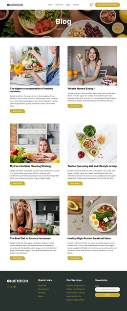930 Food & Restaurant HTML Templates | Nicepage
