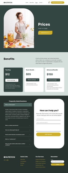 930 Food & Restaurant HTML Templates | Nicepage