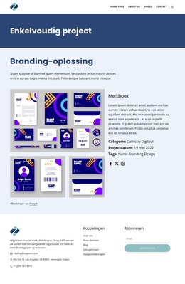 Proces om een digitaal idee tot leven te brengen - Website sjabloon ...