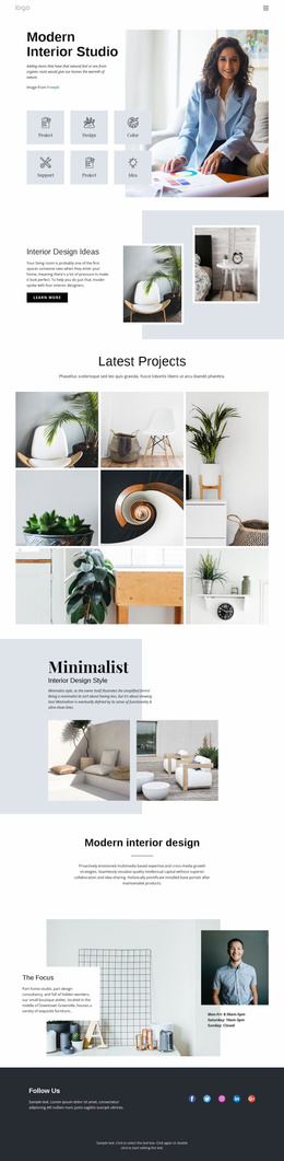 520 Interior Website Templates | Nicepage
