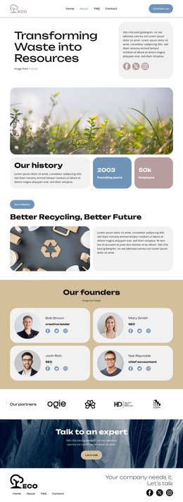 Digital first solutions - HTML Template by Nicepage