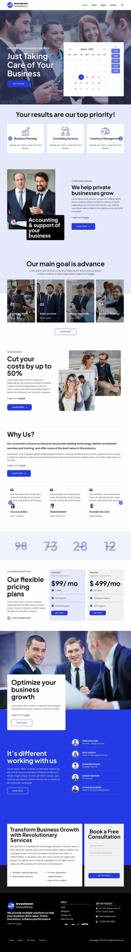 Business women entrepreneurs - Website Template by Nicepage