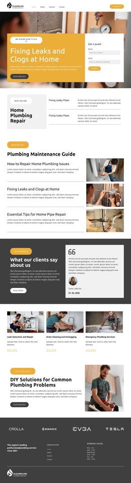 Factory works industrial - Joomla Template by Nicepage