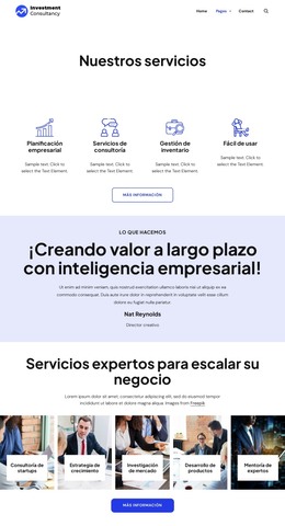 Construyendo el éxito juntos - Plantilla HTML5 por Nicepage