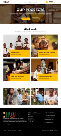 Achievement Website Designs | Nicepage