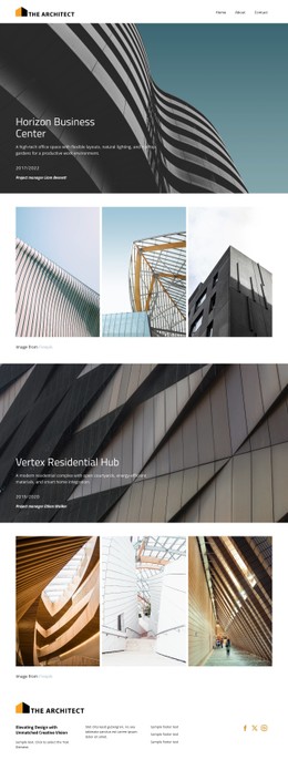 1000 Architecture & Building CSS Templates | Nicepage