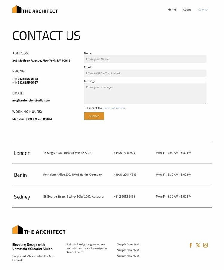 Aesthetic Architectural Excellence - Html Code Example by Nicepage
