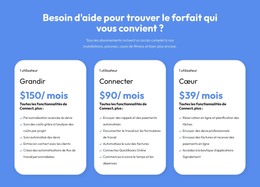 Des plans flexibles pour chaque client - Thème WordPress par Nicepage